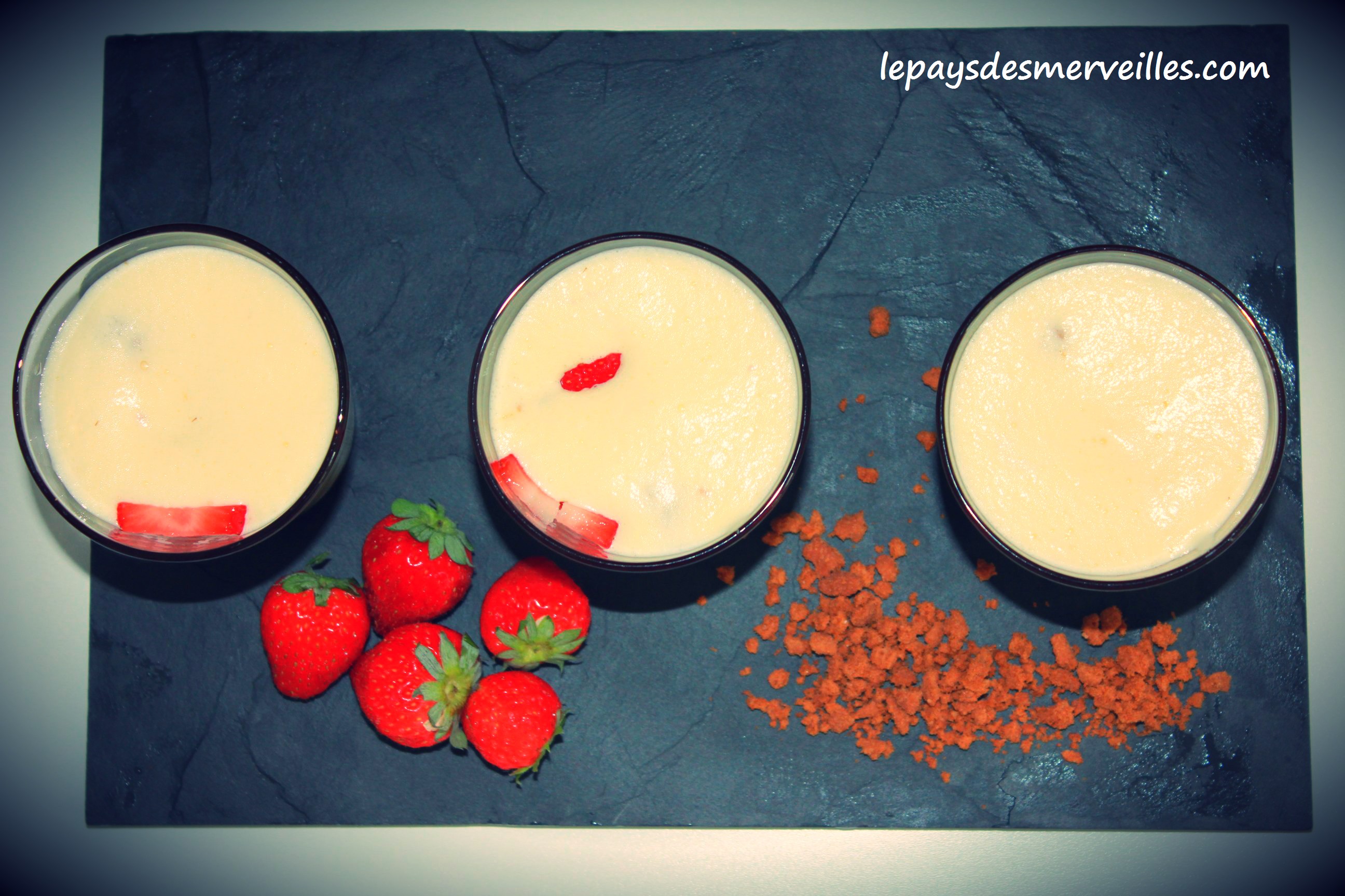 Verrines Fraise Speculoos Mascarpone