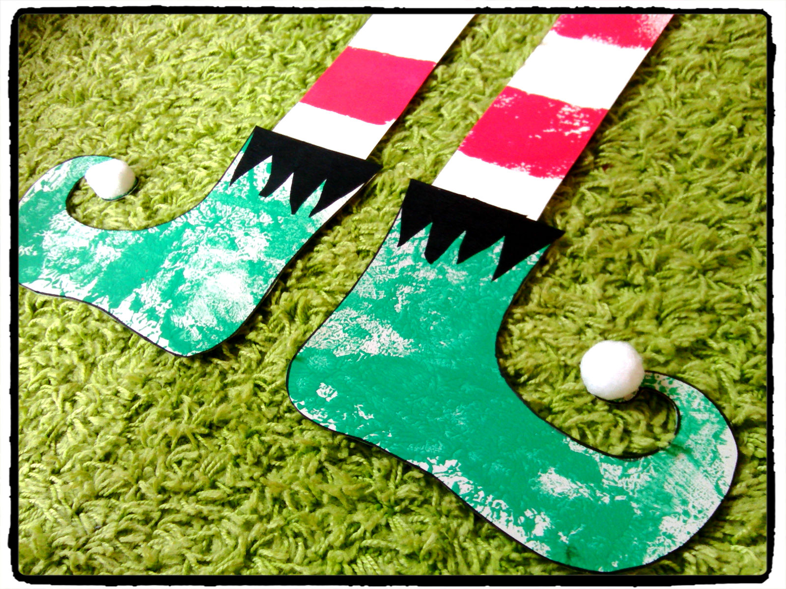 Chaussettes de lutins - Le pays des merveilles