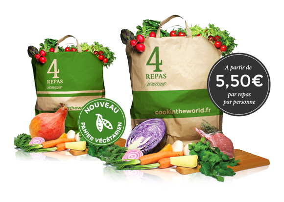 Cook'in the world : des paniers repas pour des menus variés et ...