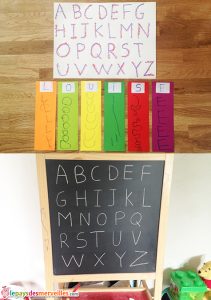 Apprendre l'alphabet en s'amusant (3 idées d'activités) - Le pays des ...