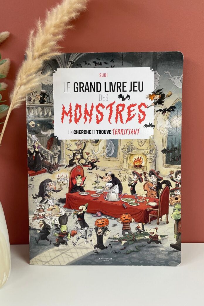 Le grand livre jeu des monstres : cherche-trouve (4-8 ans)