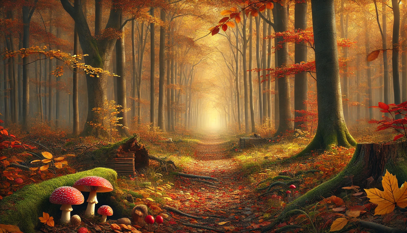 Chasse au trésor sur le thème de l'automne pour enfants