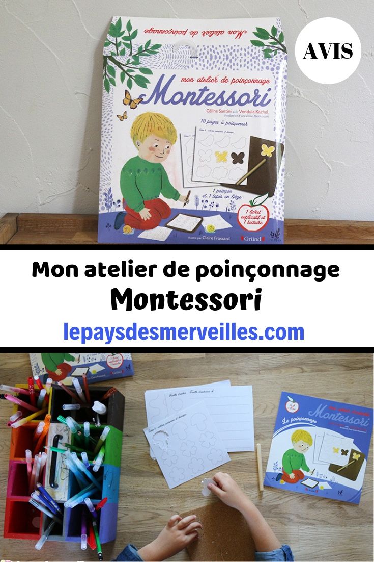 Pochette d'activité : Mon atelier de poinçonnage Montessori